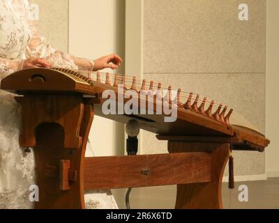 Korea Kayagum korean Zither Stock Photo - Alamy