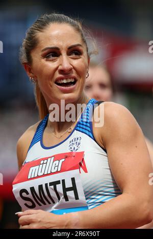 Ali Smith of Great Britain competing in the women’s 400m T38 at the ...