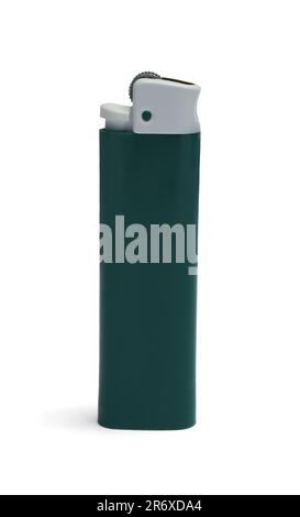 Stylish small pocket lighter isolated on white Stock Photo - Alamy
