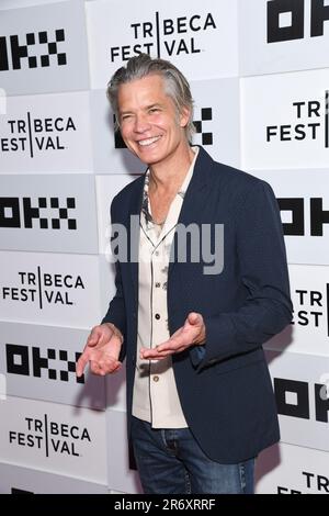 Timothy Olyphant attends the premiere of "Full Circle" at OKX Theater ...