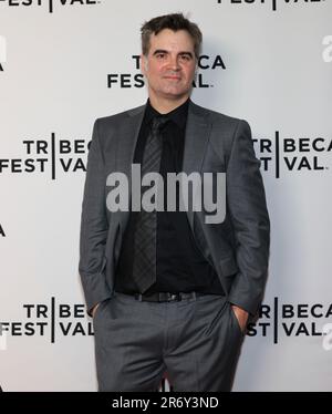 Joe Lynch attends the premiere of "Suitable Flesh" at SVA Theater ...