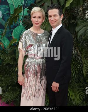 (L-R) Director Thomas Kail and Michelle Williams attend the New York ...