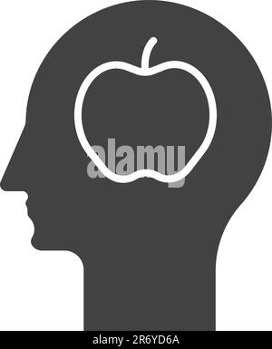 Healthy Mind icon vector image Stock Vector Image & Art - Alamy