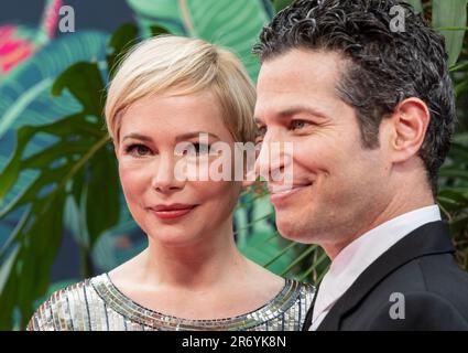 (L-R) Director Thomas Kail and Michelle Williams attend the New York ...