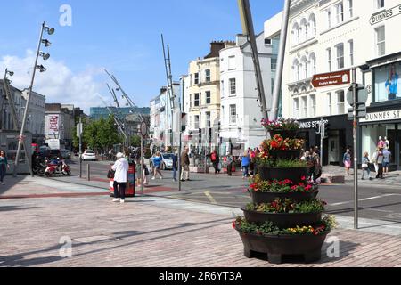 St Patrick's Street shopping area, Cork City, County Cork, Ireland ...