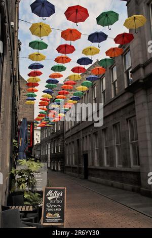 Umbrella Project, Shiprow, Aberdeen Stock Photo - Alamy