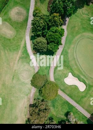 Aerial view of golf course, Bedugul, Bali, Indonesia Stock Photo - Alamy