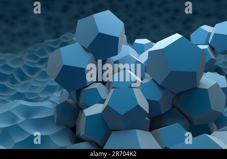 Gas hydrate crystals - closeup view 3d illustration Stock Photo - Alamy