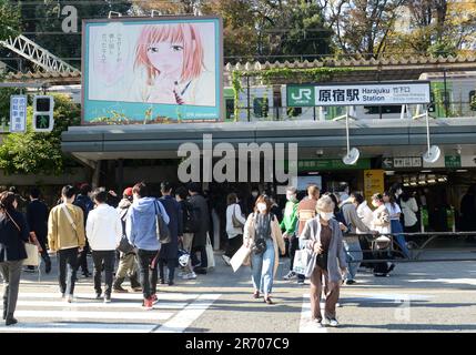 JR Harajuku station in Tokyo, Japan Stock Photo - Alamy