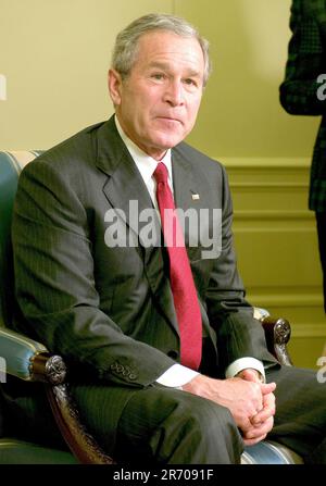 Washington, D.C. - February 9, 2006 -- United States President George W ...