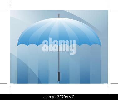 An image of a presentation background - business umbrella Stock Vector ...