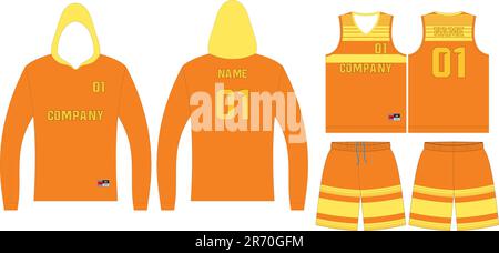 Basketball Uniform Jersey Shorts Mock ups Stock Vector Image & Art - Alamy