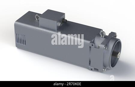 Spindle drive electric motor section view Stock Photo - Alamy