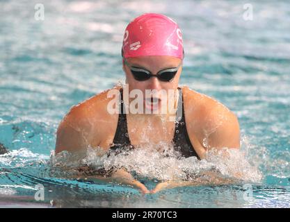 Justine Delmas Heat 200 M Brasse during the French Elite Swimming ...