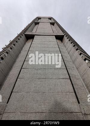 A view of the Ponte Tower in Johannesburg, South Africa, captured from ...