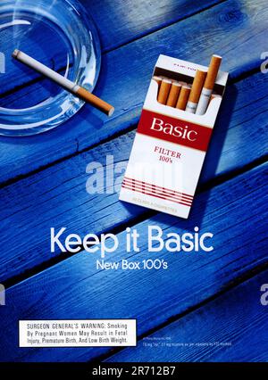 Vintage "Playboy" magazine April 1998 issue advert, USA Stock Photo - Alamy