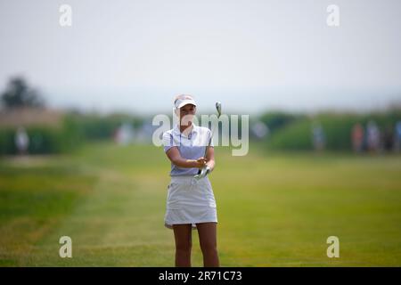 Lauren Hartlage plays during the final round of the ShopRite LPGA ...