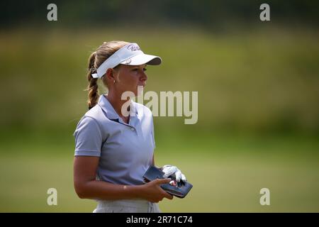 Lauren Hartlage plays during the final round of the ShopRite LPGA ...