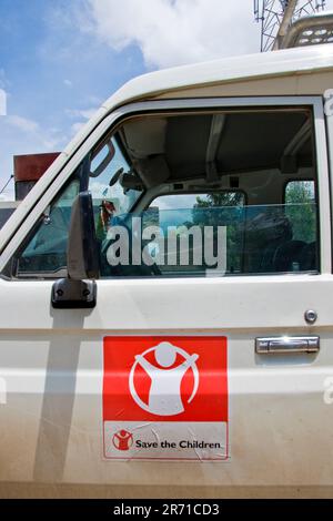 Save The Children Car. Hosaina. Ethiopia Stock Photo - Alamy