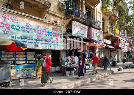 Myanmar, Yangon, daily life Stock Photo - Alamy