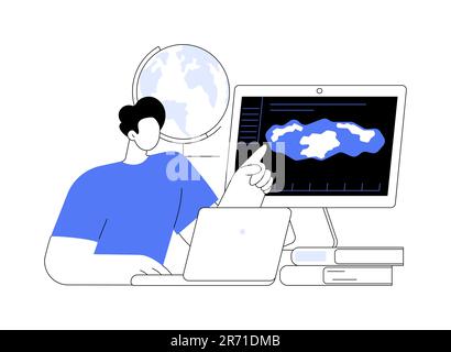 Geologic mapping abstract concept vector illustration Stock Vector ...