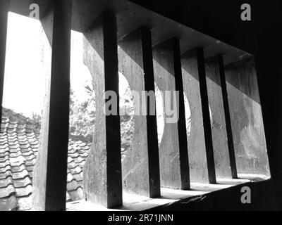 Photo of the air vents in my grandmother's house, black and white in ...