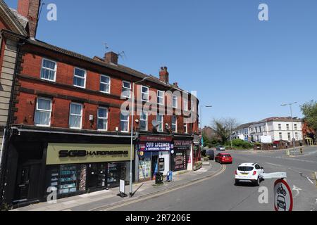 Barber Shop 'Tony Slavin' featured in the song Penny Lane Stock Photo ...