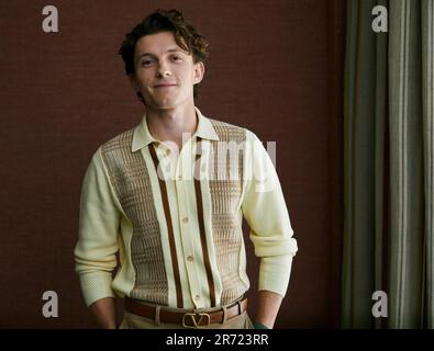 Tom Holland poses for a portrait to promote the television miniseries ...