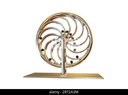 Perpetual motion machine (Perpetuum mobile), computer model built after ...