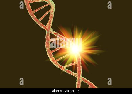 Genetic mutation, conceptual computer illustration Stock Photo - Alamy