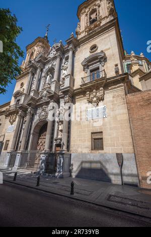 Spain, Andalusia, Granada, Basilica de San Juan de Dios, baroque church ...