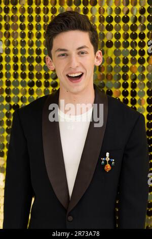 Andrew Barth Feldman poses for photographers upon arrival at the ...