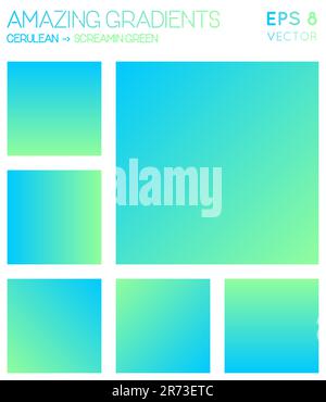 Colorful gradients in screamin green, navy blue color tones. Adorable ...