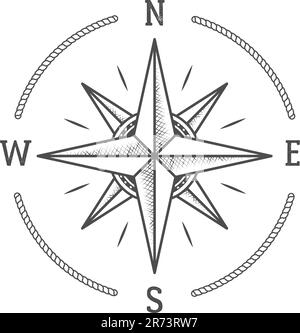 Compass icon design vector Stock Vector Image & Art - Alamy
