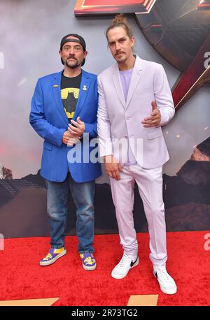 Kevin Smith, left, and Jason Mewes attend a special Screening of "Jay ...