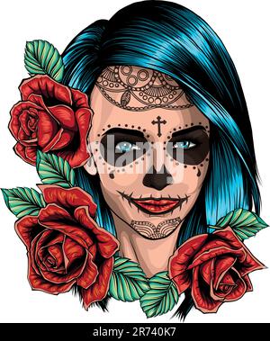 draw of Dead girl vector illustration design Stock Vector Image & Art ...
