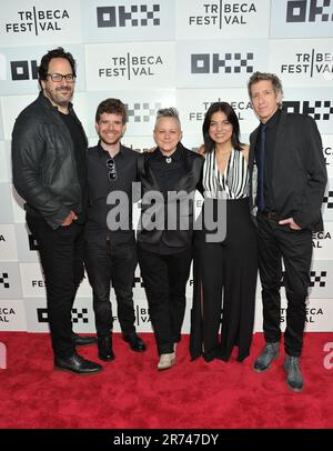 The Waitress band attends the world premiere of Waitress The Musical at ...