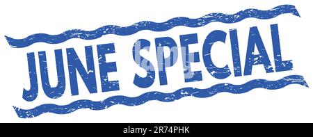 JUNE SPECIAL text written on red-black grungy lines stamp sign Stock ...