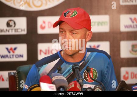 Afghanistan Cricket Team Head Coach Jonathan Trott attends pre-match ...