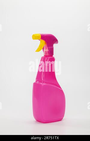 Spray bottle, all-purpose cleaner, white background Stock Photo - Alamy