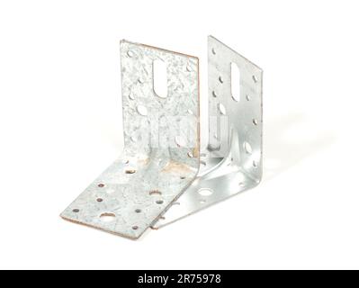 Angle metal profiles, isolated on white background Stock Photo - Alamy