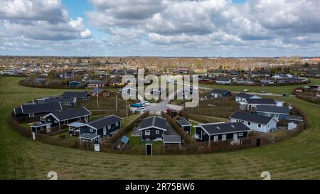 Brondby Haveby Round Gardens, laid out in the 1960s to a design by ...