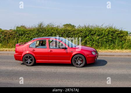 2003 Red Volkswagen Bora V6 4Motion V6 204 4Motion Saloon Car Petrol ...