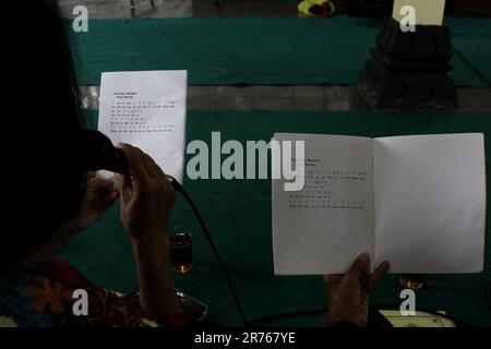 June 13, 2023, Yogyakarta, Yogyakarta, Indonesia: A teacher gave a ...