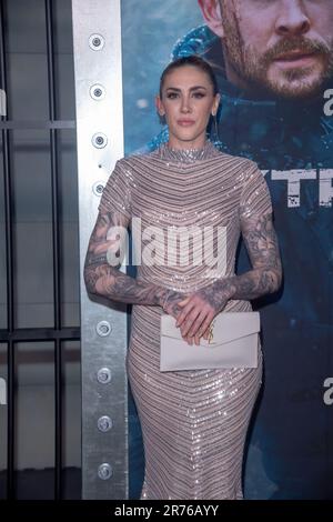 Actor Megan Anderson attends the premiere of "Extraction 2" at Jazz at ...