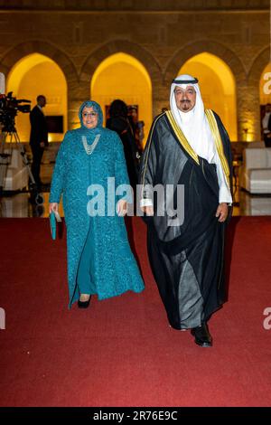 Kuwait Crown Prince Mishal Al-Ahmad Al-Jaber Al-Sabah arrives for a ...