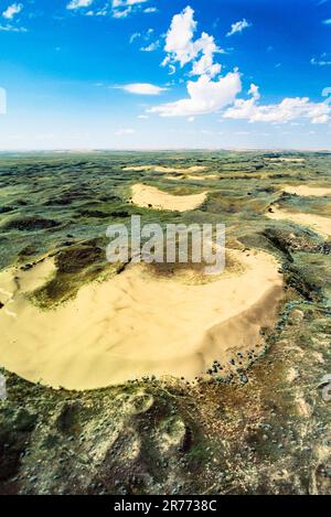 Aerial of the Great Sandhills, Saskatchewan, Canada Stock Photo - Alamy