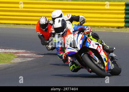 Croft Circuit, 10 June 2023. Brian Fuidge riding a Kawasaki 600 in a No ...
