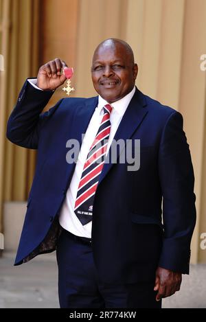 Mr. Floyd Steadman, who has been made an OBE for services to rugby ...