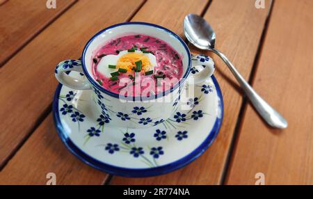 Lithuanian Summer Beet Soup - traditional Belorussian, Latvian ...